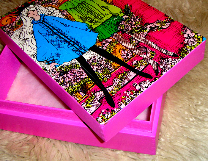Other Custom Jobs by erin tinney, Painted Compacts, ReVamped Skirts ...