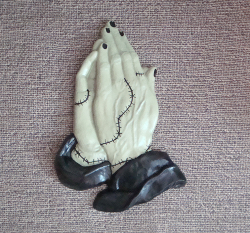 The Praying Hands of Saint Frankenstein by erin tinney