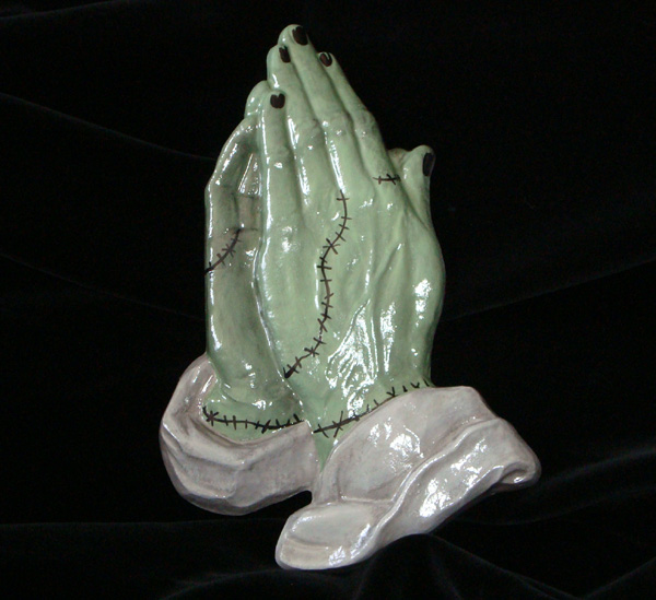The Praying Hands of Saint Frankenstein by erin tinney