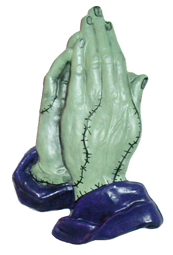 The Praying Hands of Saint Frankenstein by erin tinney